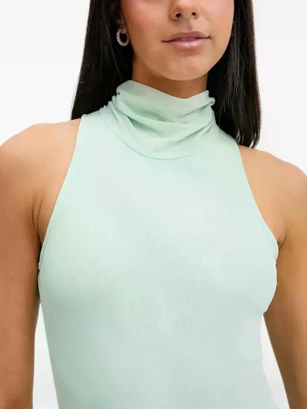 Bardot Leanna Ruched Sleeveless Midi Dress - Green