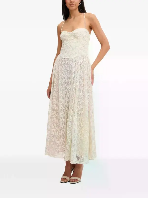 Bardot Estie Lace Overlay Maxi Dress