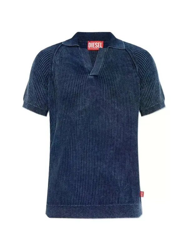DIESEL® Ribbed-knit T-shirt