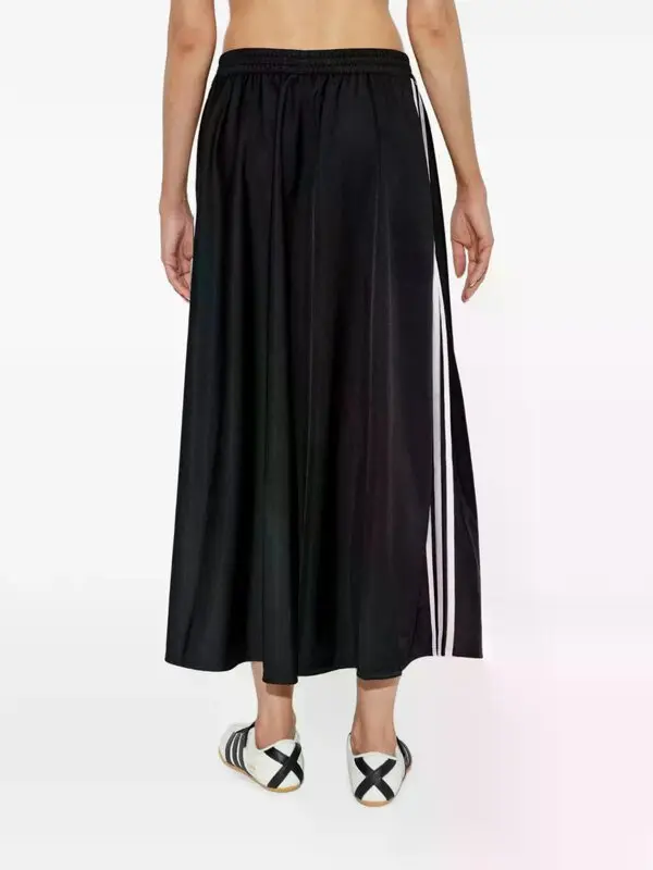 Adidas Firebird Logo-embroidered Midi Skirt