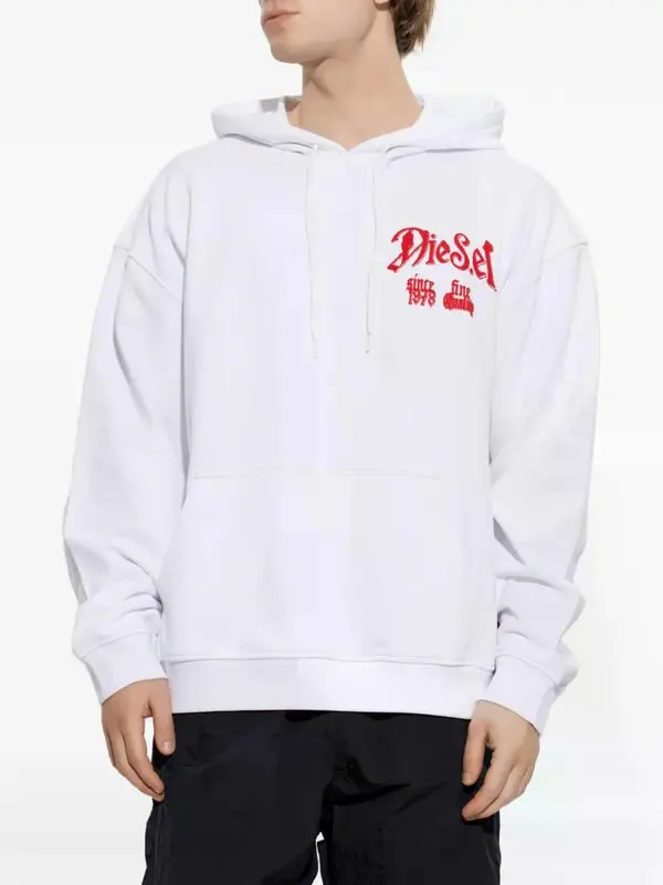 DIESEL® Logo-print Graphic-print Hoodie