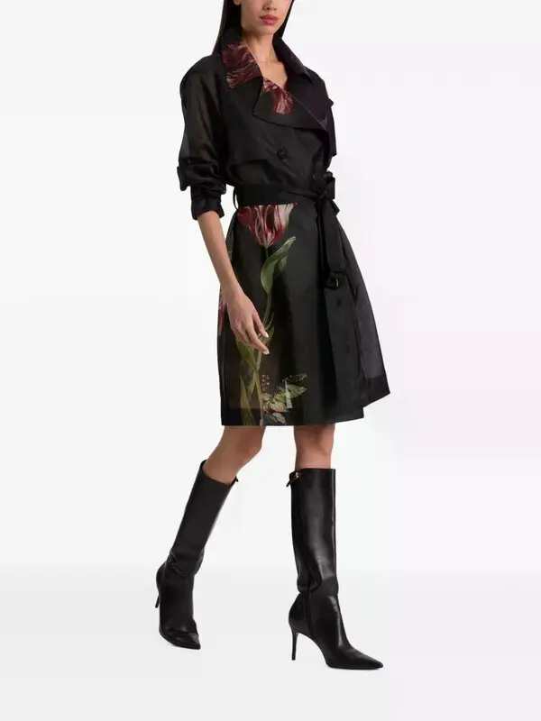Alice + Olivia Silvia Belted Trench Coat