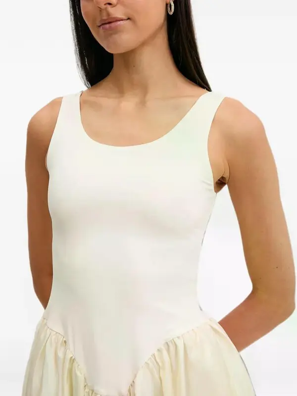Bardot Lorie Scoop-neck Flared Midi Dress
