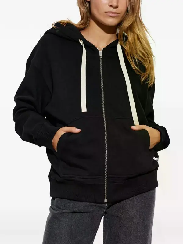 JIL SANDER Logo-print Zip-up Hoodie