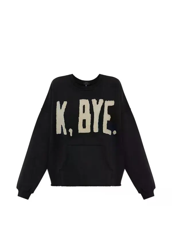 R13 Logo-detailed Pouch-pocket Sweatshirt