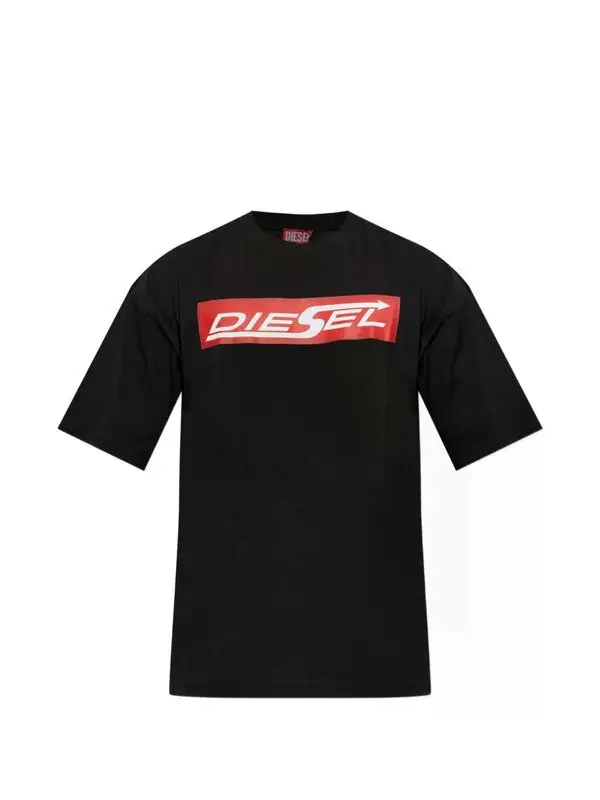 DIESEL® Logo-print T-shirt - Black