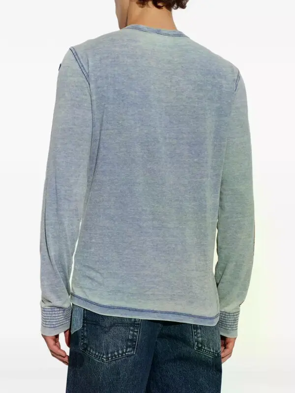 DIESEL® Logo-print Long-sleeve T-shirt