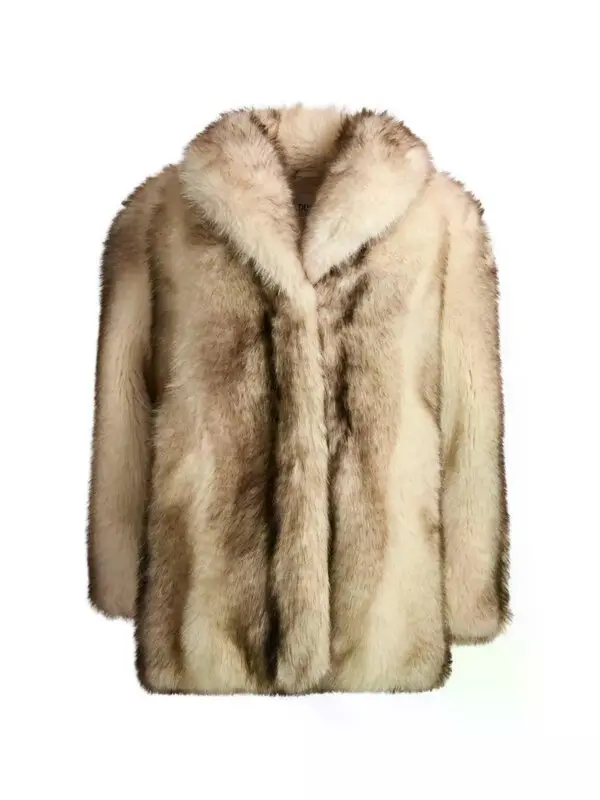 DUCIE Emilia Faux-fur Jacket - Neutrals