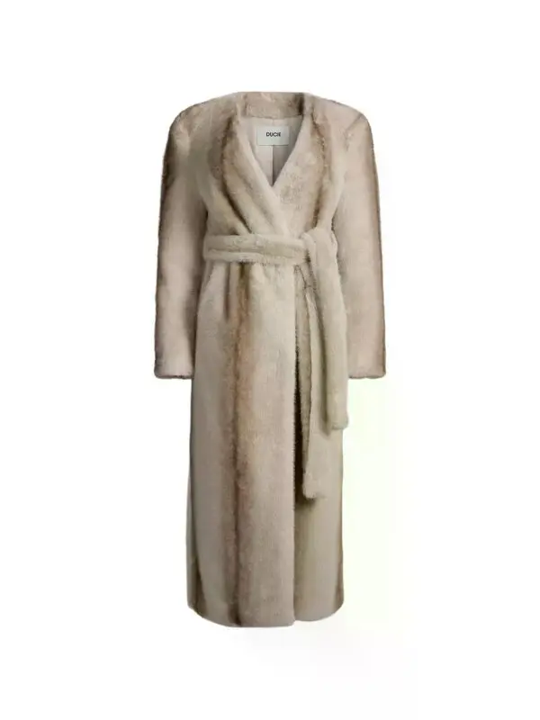 DUCIE Olivia Long Sleeves Coat - Neutrals