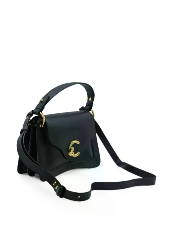 COCCINELLE C-me Logo-plaque Leather Shoulder Bag