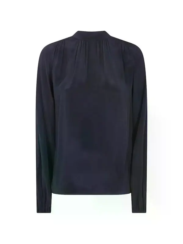 N°21 Pussy-bow Long-sleeve Blouse - Black