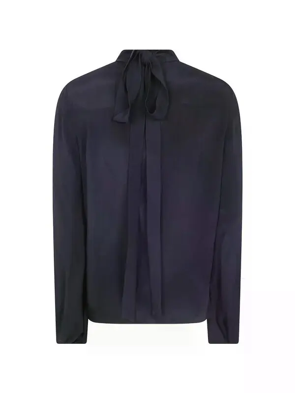 N°21 Pussy-bow Long-sleeve Blouse