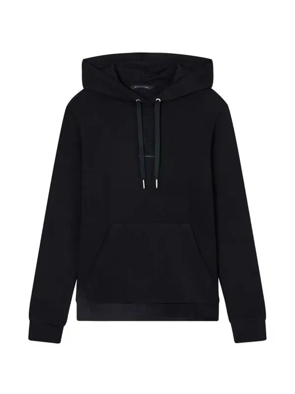 Armani Exchange Logo-embroidered Drawstring Hoodie
