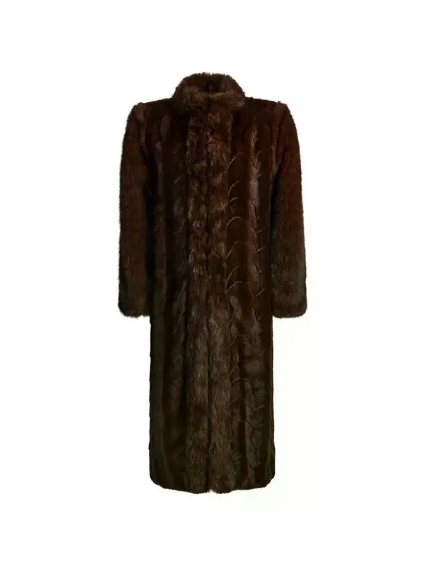 DUCIE Betty Faux-fur Coat - Brown
