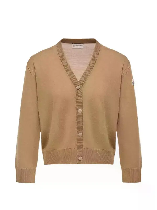Moncler Logo-patch Button-up Cardigan