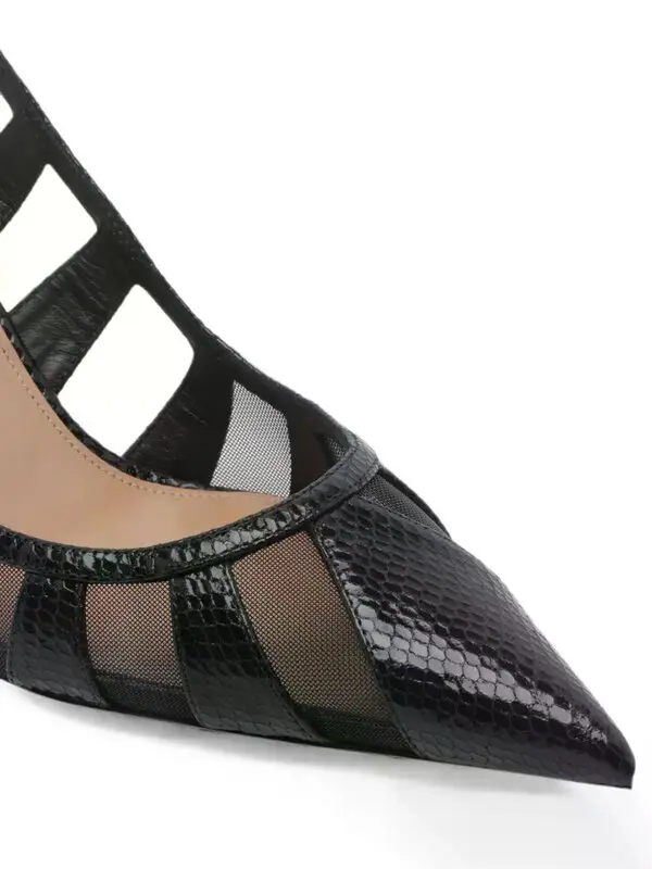 AQUAZZURA Screen Mesh-panelled Pumps