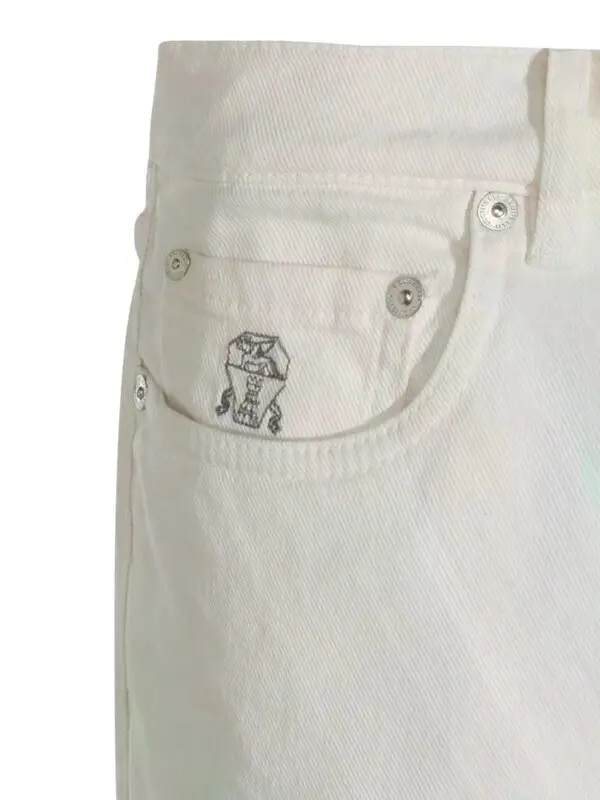 Brunello Cucinelli Logo-patch Jeans