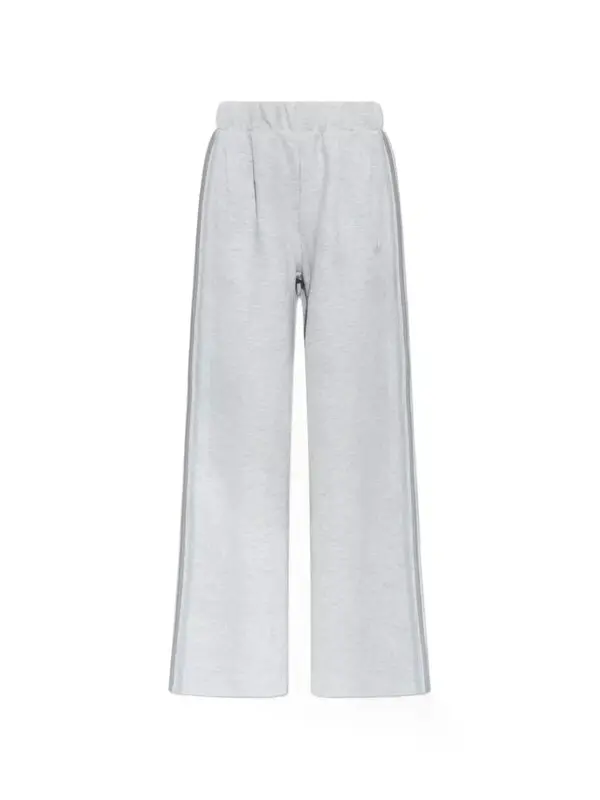 Adidas Wide-leg Jersey Track Pants - Grey