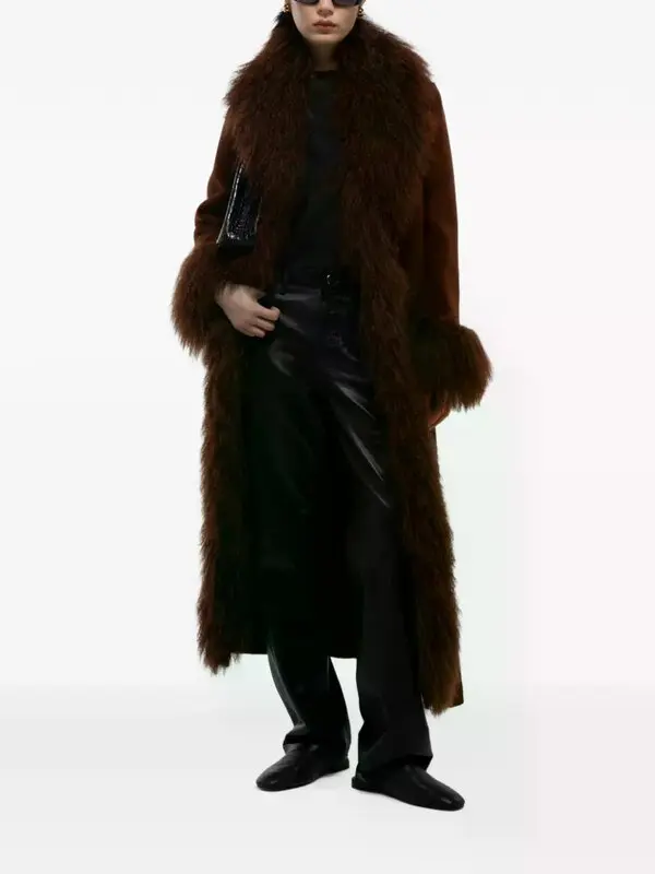 DUCIE Lola Removable Shearling Coat