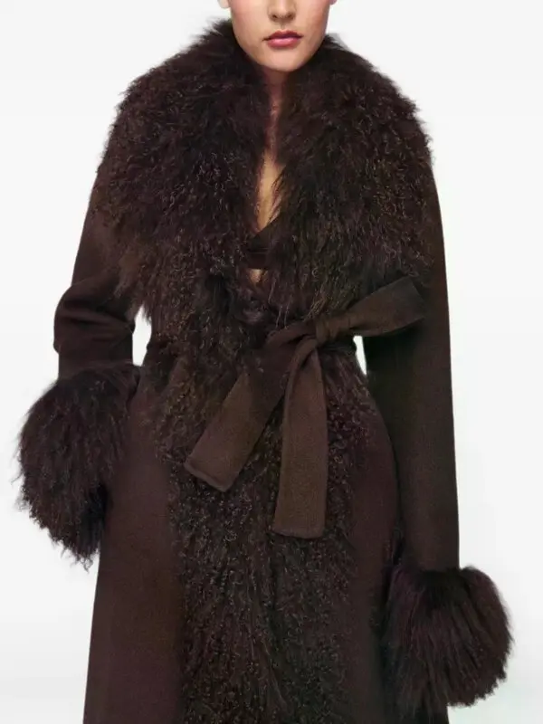 DUCIE Lola Removable Shearling Coat