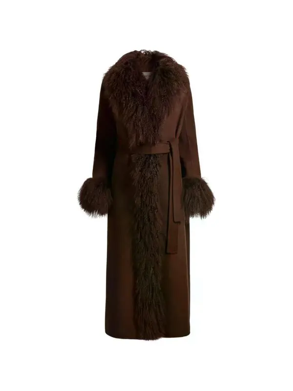 DUCIE Lola Removable Shearling Coat