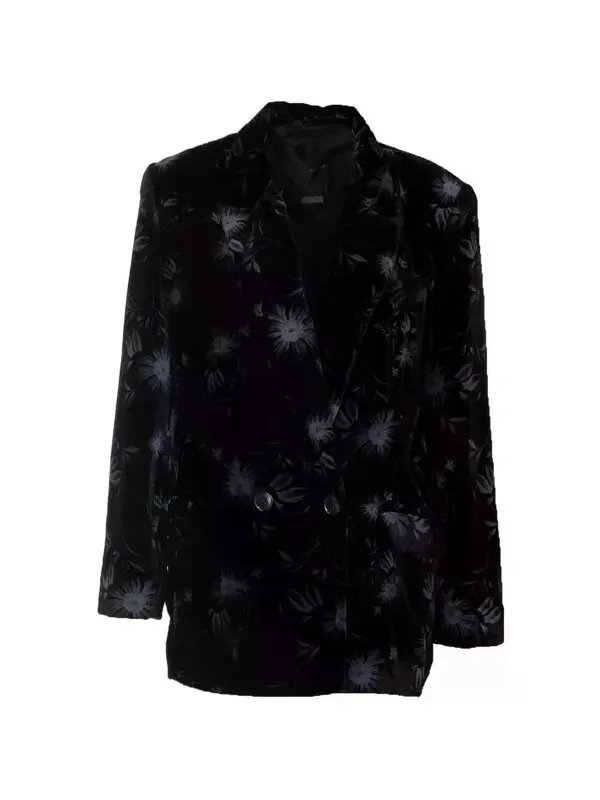 Pinko Floral-print Double-breasted Jacket