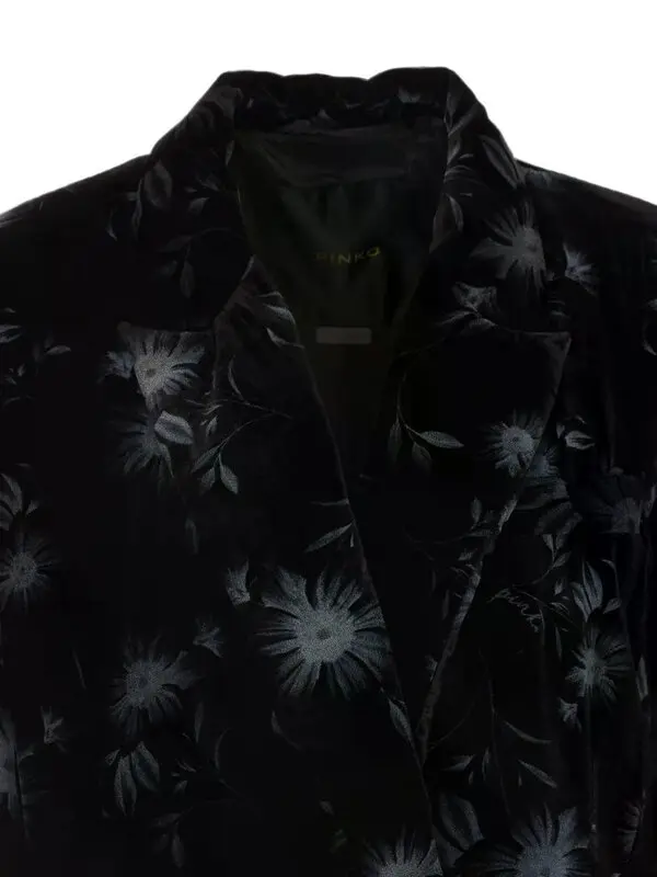 Pinko Floral-print Double-breasted Jacket