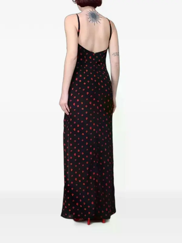 MAR DE MARGARITAS Floral-print Ruffled Maxi Dress