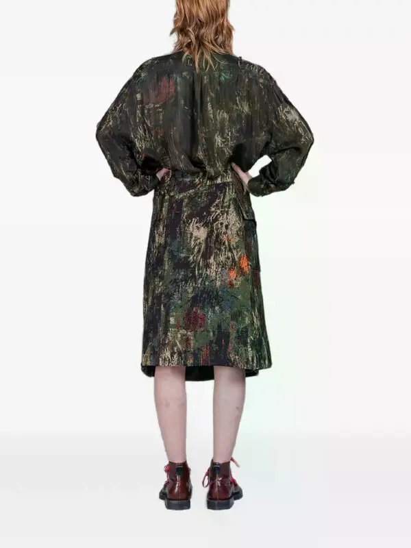 Henrik Vibskov Gobelin Swamp Carry Skirt - Green