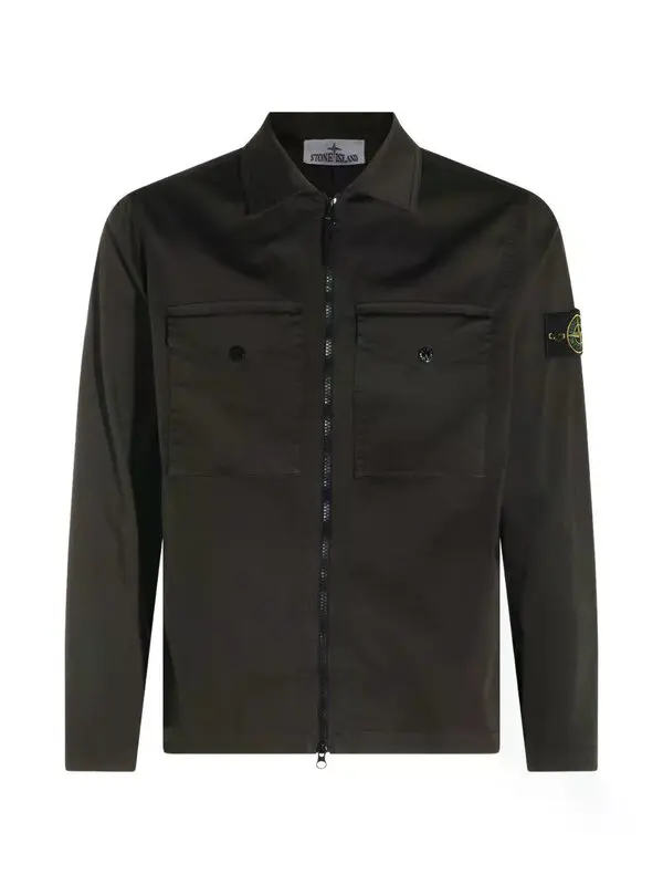 Stone Island Logo-patch Zip-up Jacket