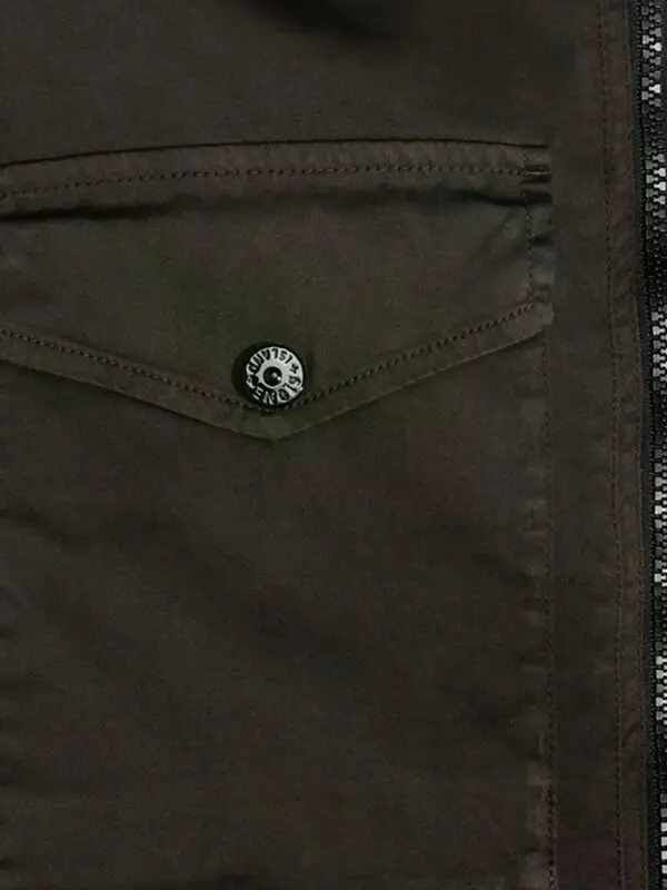 Stone Island Logo-patch Zip-up Jacket