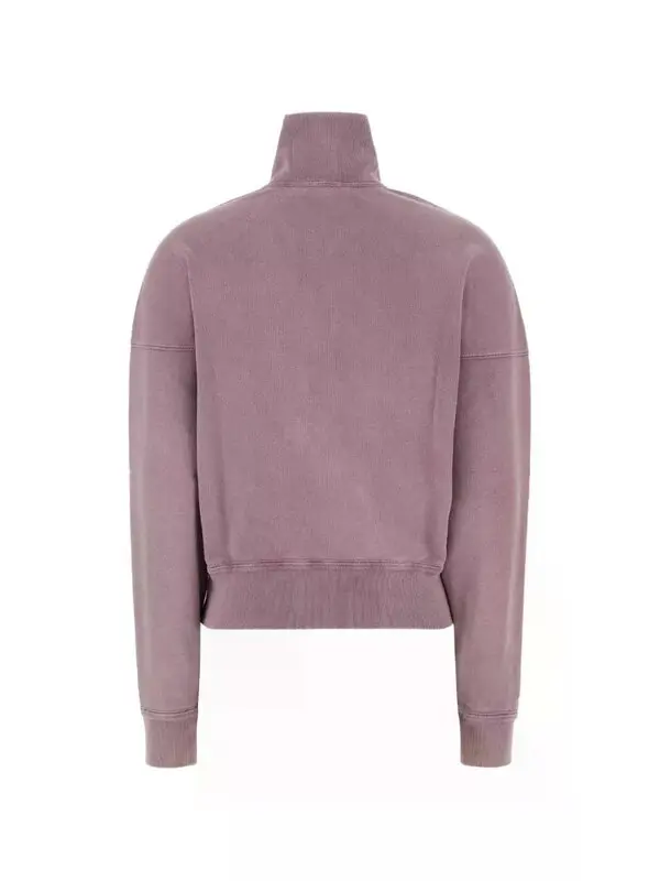 MARANT ETOILE Logo-print Quarter-zip Sweatshirt