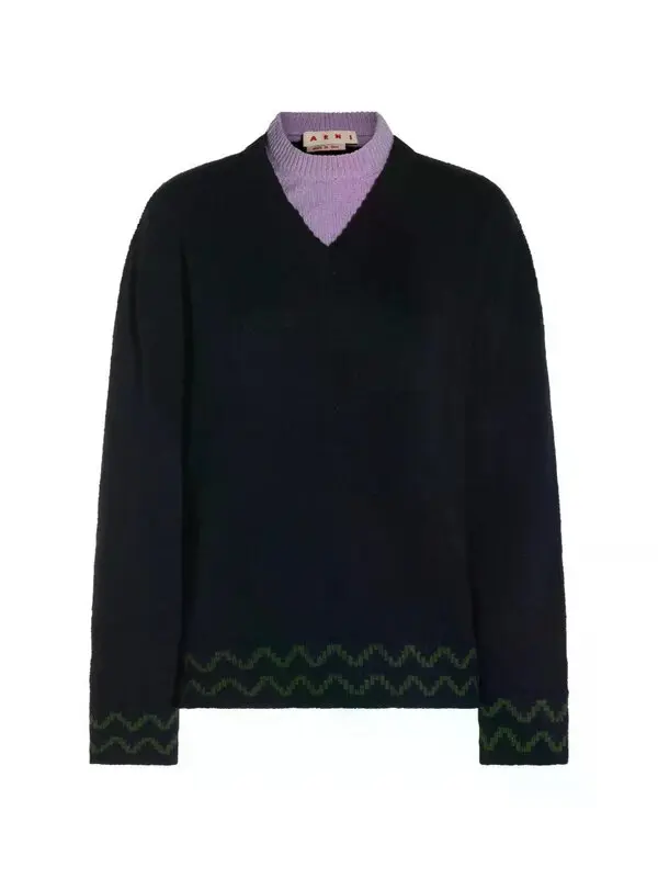 Marni Layered Neck Sweater