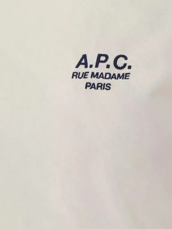 A.p.c. Rue Madame Logo-embroidered T-shirt