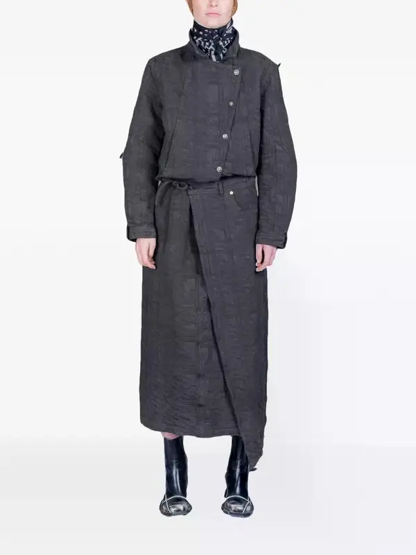 Henrik Vibskov Asymmetric Wrap Midi Skirt