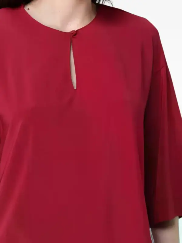 Max Mara Keyhole-detail T-shirt