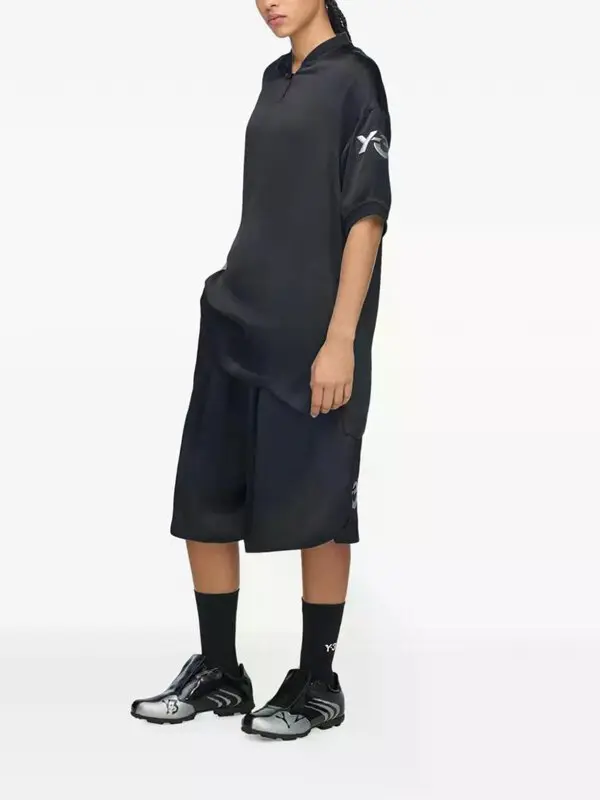 Y3 Liquid Logo Satin T-shirt