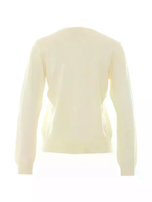 A.p.c. Philomena Embroidered Logo Crew Neck Sweater
