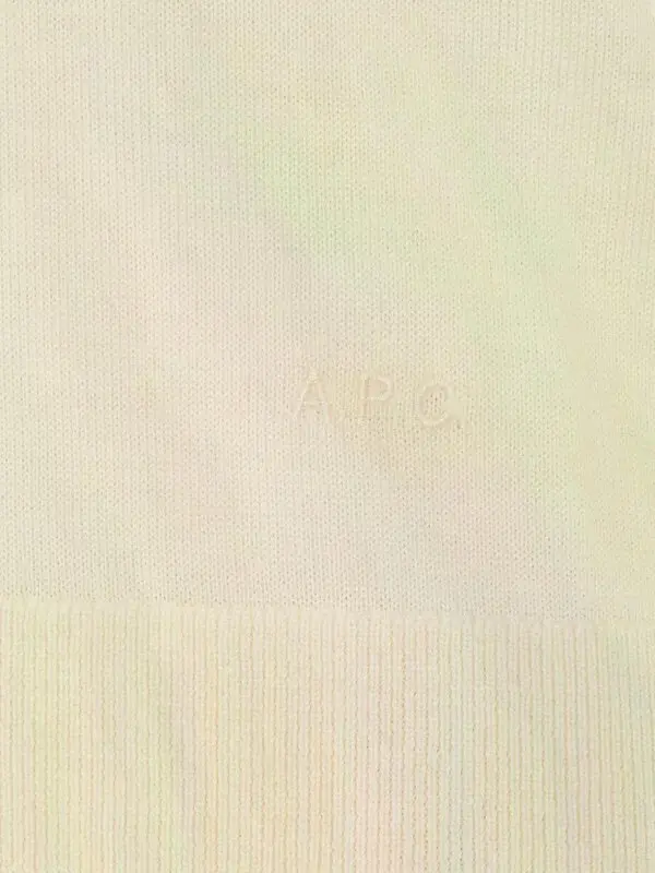 A.p.c. Philomena Embroidered Logo Crew Neck Sweater