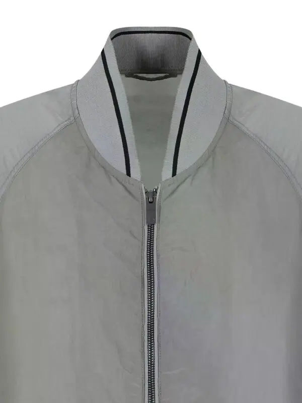 Armani Exchange Long-sleeved Bomber Jacket - Grey