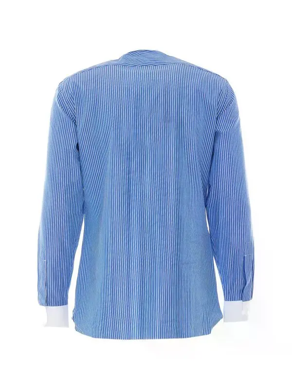 TOM FORD Striped Contrast-collar Shirt