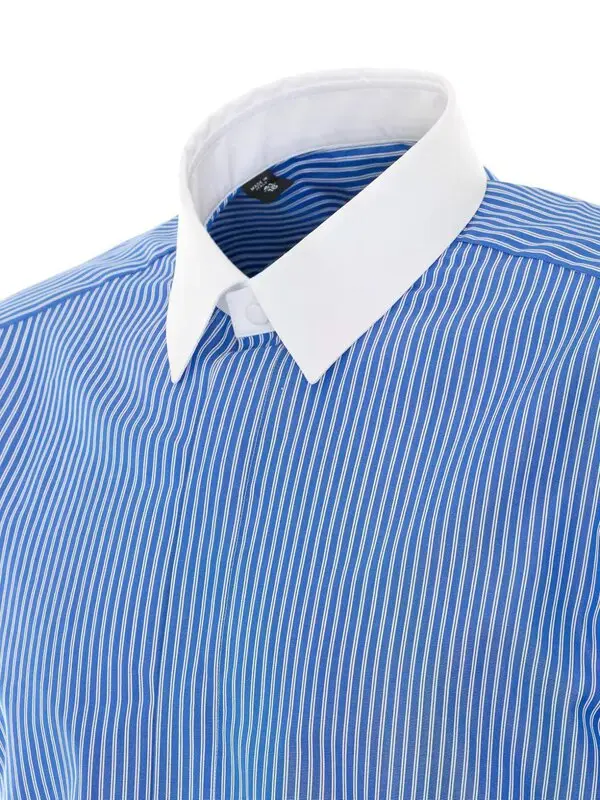 TOM FORD Striped Contrast-collar Shirt
