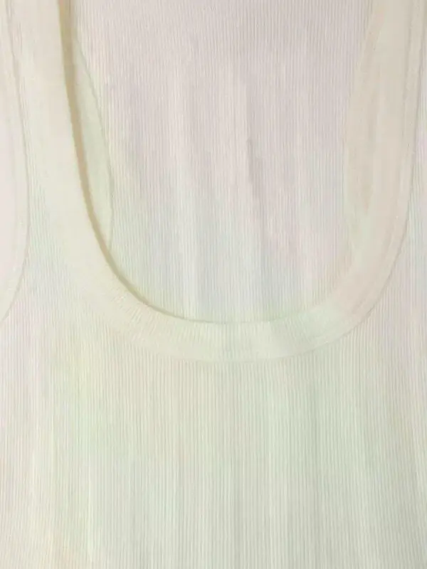 Jacquemus Ribbed-knit Tank Top - Neutrals
