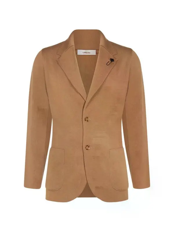 LARDINI Notched-lapel Wool Jacket