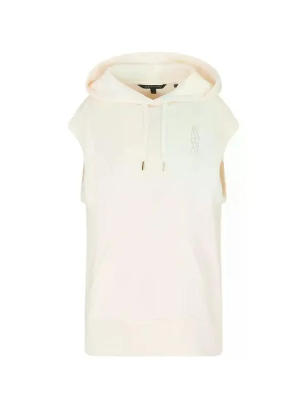Armani Exchange Logo-detail Sleeveless Hoodie