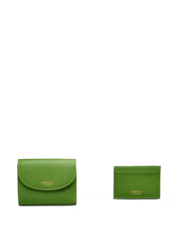 OSPREY Tilly Leather Wallet And Card Holder Set - Green