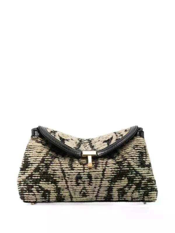 TOTEME Mini Paisley-pattern Clutch Bag - Neutrals