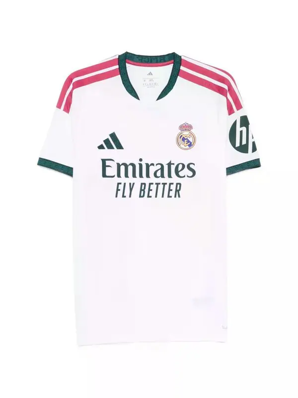 Adidas Real Madrid Logo-patch T-shirt - White