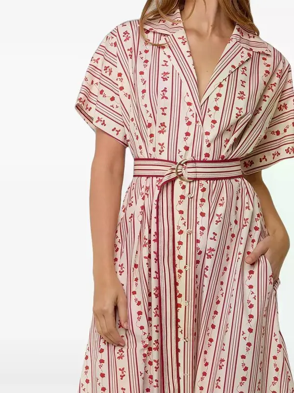 PALM. NOOSA Floral Print Belted Dress