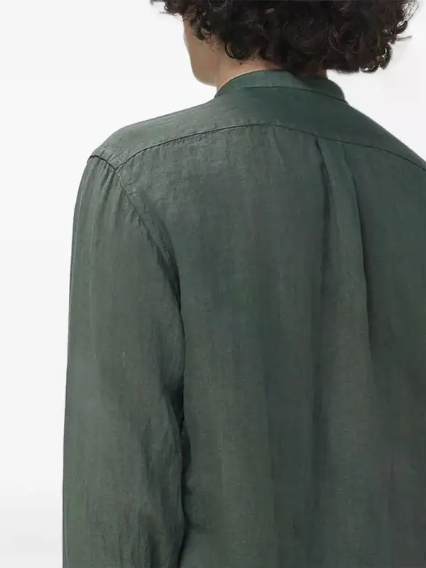 B.D.BAGGIES Mandarin-collar Long-sleeve Shirt